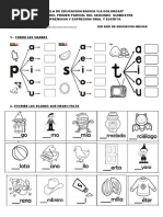 Evaluación de Español Primer Grado | PDF | Artes del Lenguaje y ...