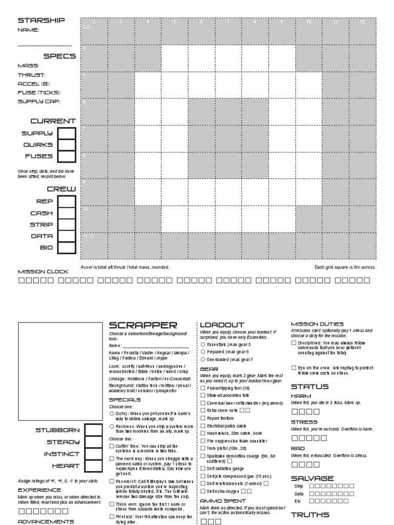 Coming Apart - Playbooks (PbtA) | PDF | Manufactured Goods | Equipment