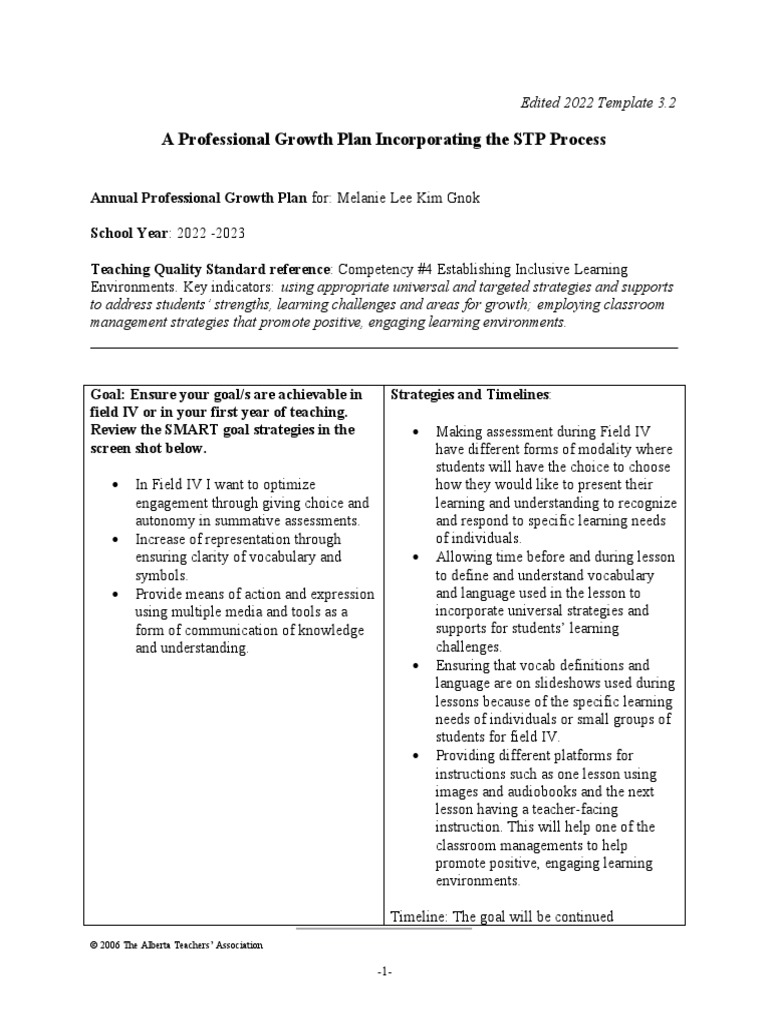 TPGP | PDF | Lesson Plan | Learning