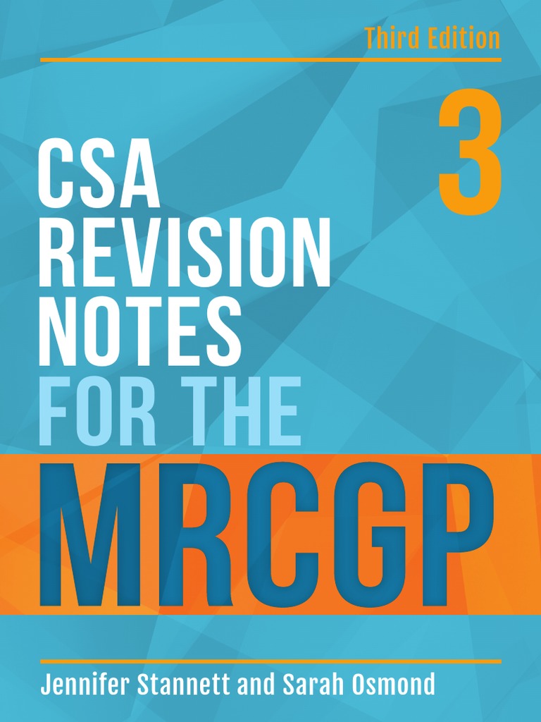 Csa Revision Notes For MRCGP | PDF | Menstruation | Medical Specialties