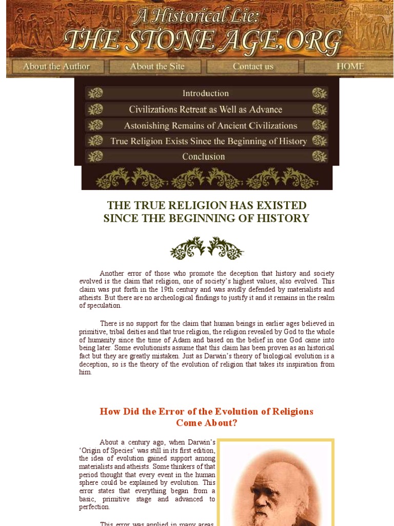 Stone Age 04 | PDF | Monotheism | God