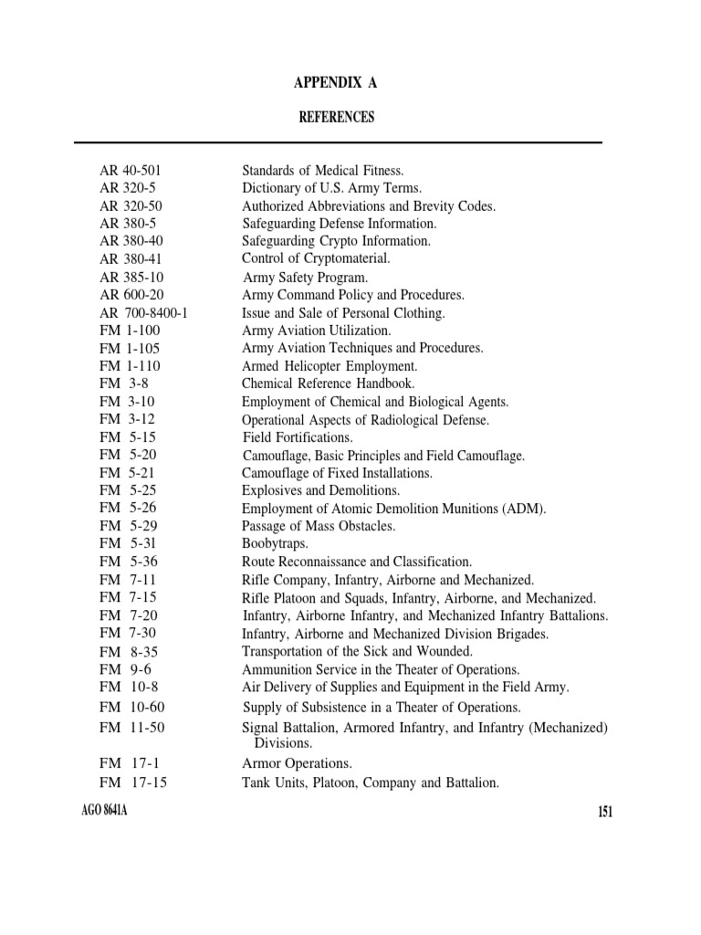 Appendix A References | PDF | Division (Military) | Battalion