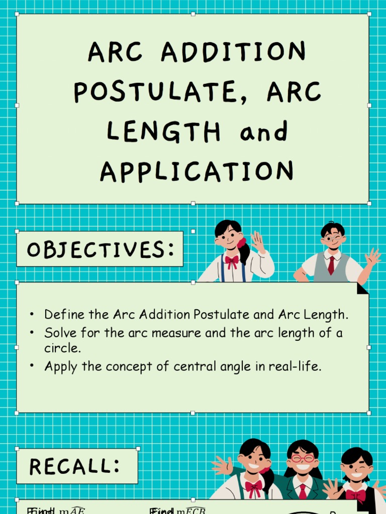 Understanding Arc Addition Postulate | PDF | Length | Angle