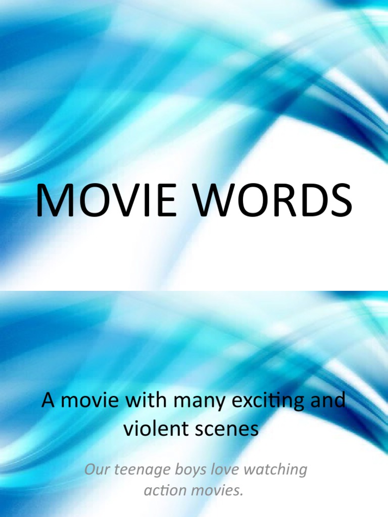 Movie Words | PDF | Actor | Horror Films