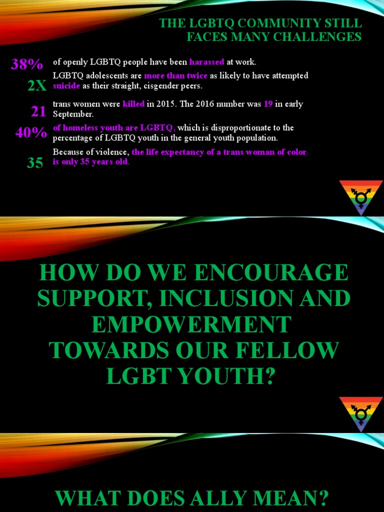 The LGBTQ Community Still Faces Many Challenges | PDF | LGBTQIA+ ...