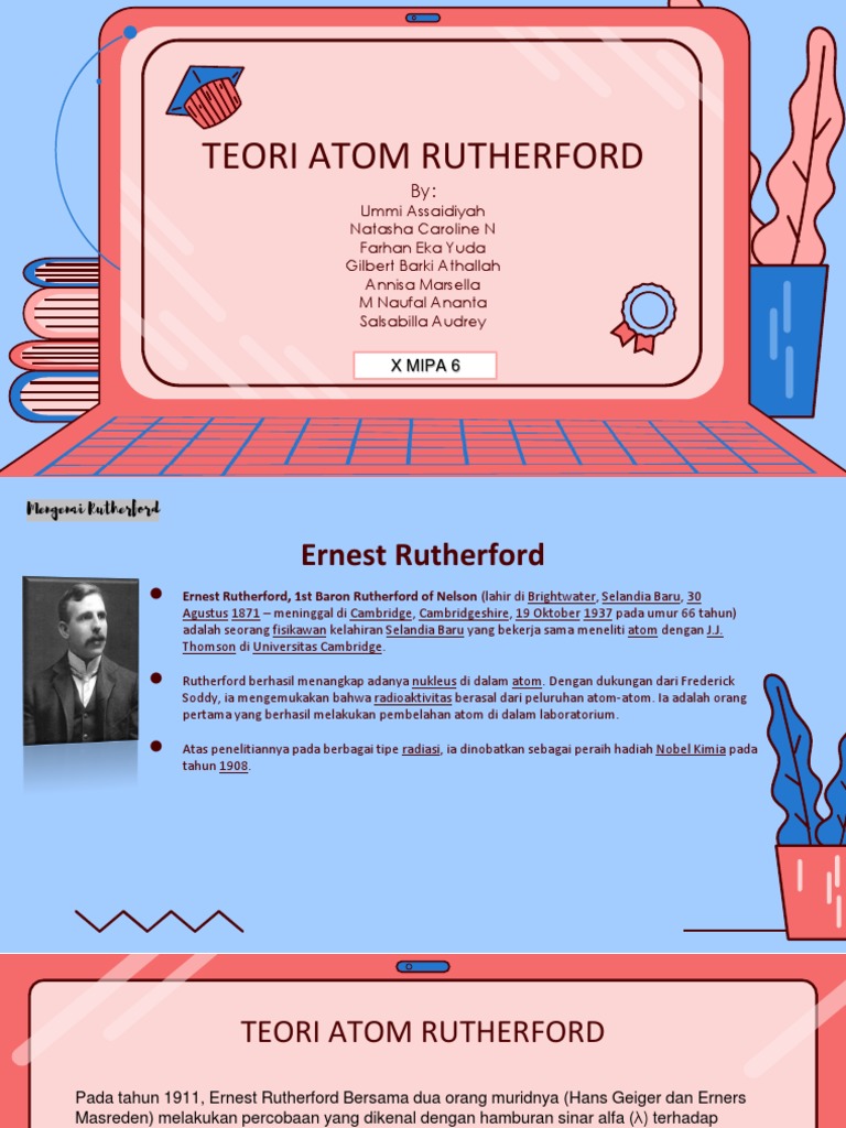 Teori Atom Rutherford dan Percobaannya | PDF | Sains & Matematika