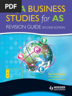 Specification Checklist: Aqa A Level Business | PDF | Marketing ...