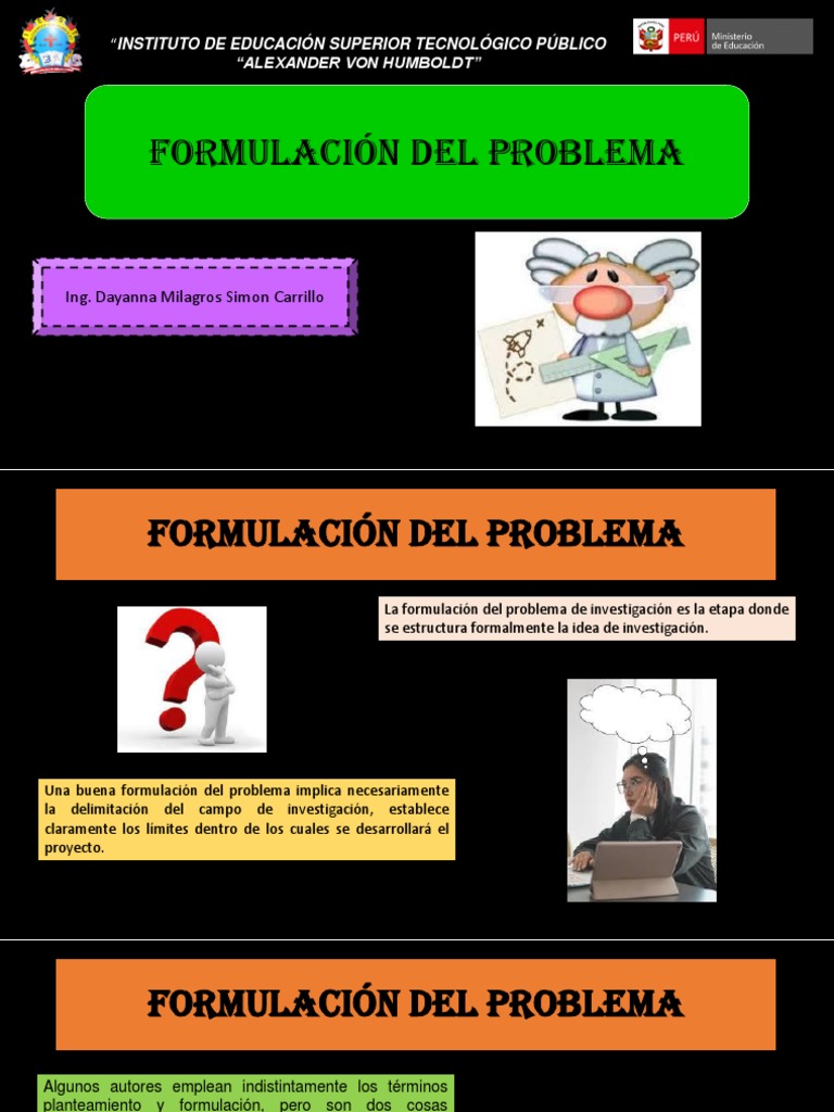 Formulacion Del Problema | PDF | Hipótesis | Science