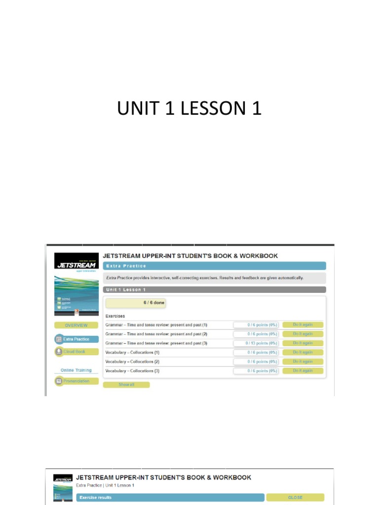 Cyberhomework Jetstream Intermediate | PDF