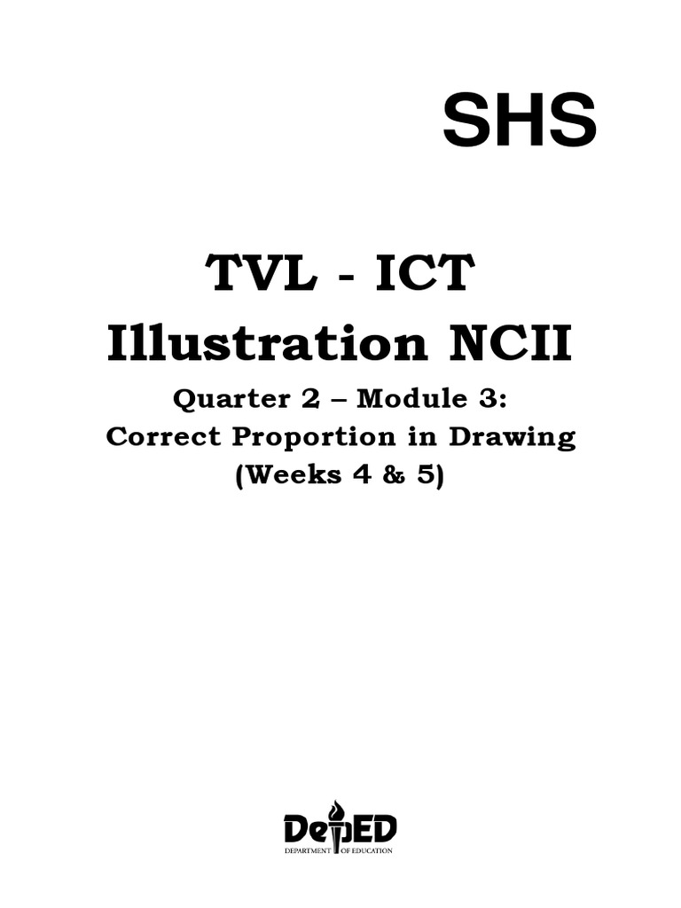 TVL - Ict Illustration NCII: Quarter 2 - Module 3: Correct Proportion ...