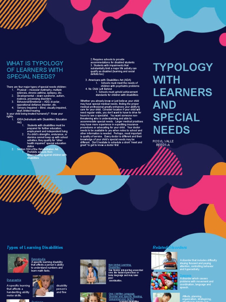 What Is Typology of Learners With Special Needs | PDF | Learning ...