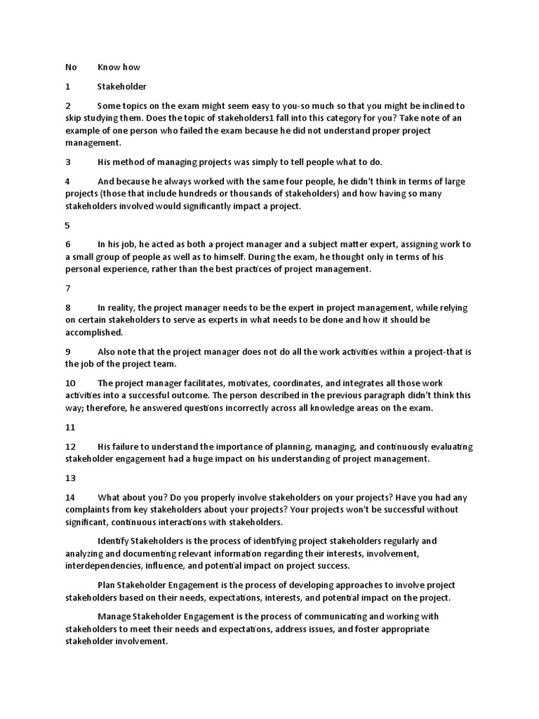 PMP PMI Rita Mulcahyi Stakeholder | PDF | Project Management | Performance Indicator