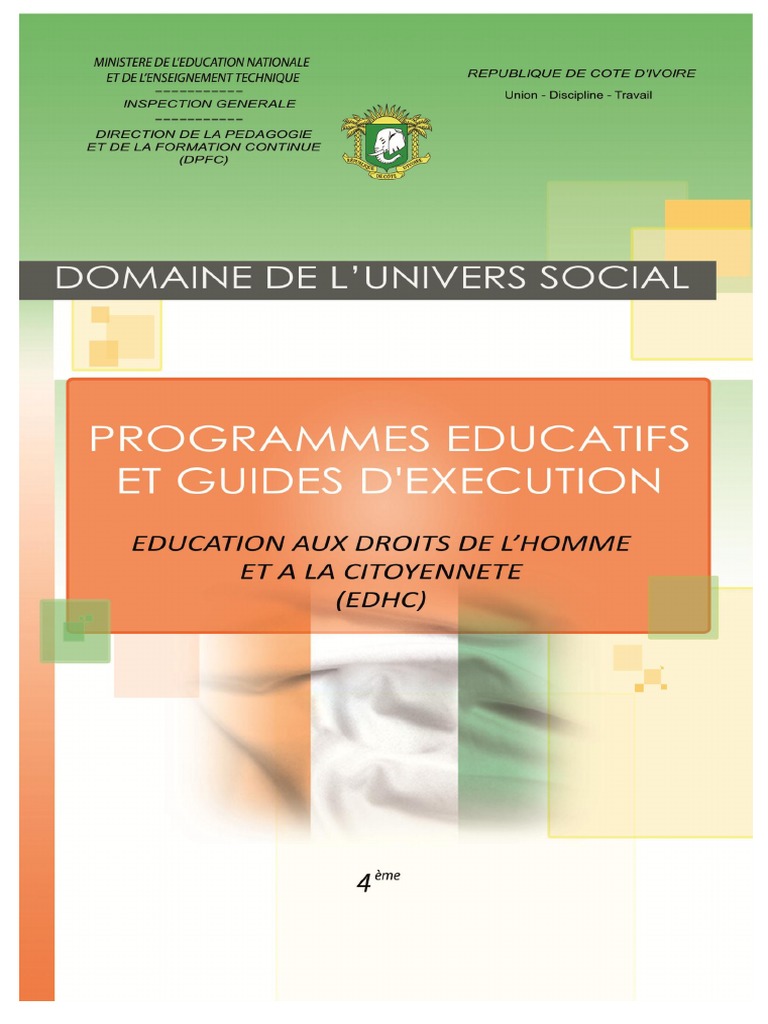 EDHC 4eme | PDF | Pédagogie | Impôts