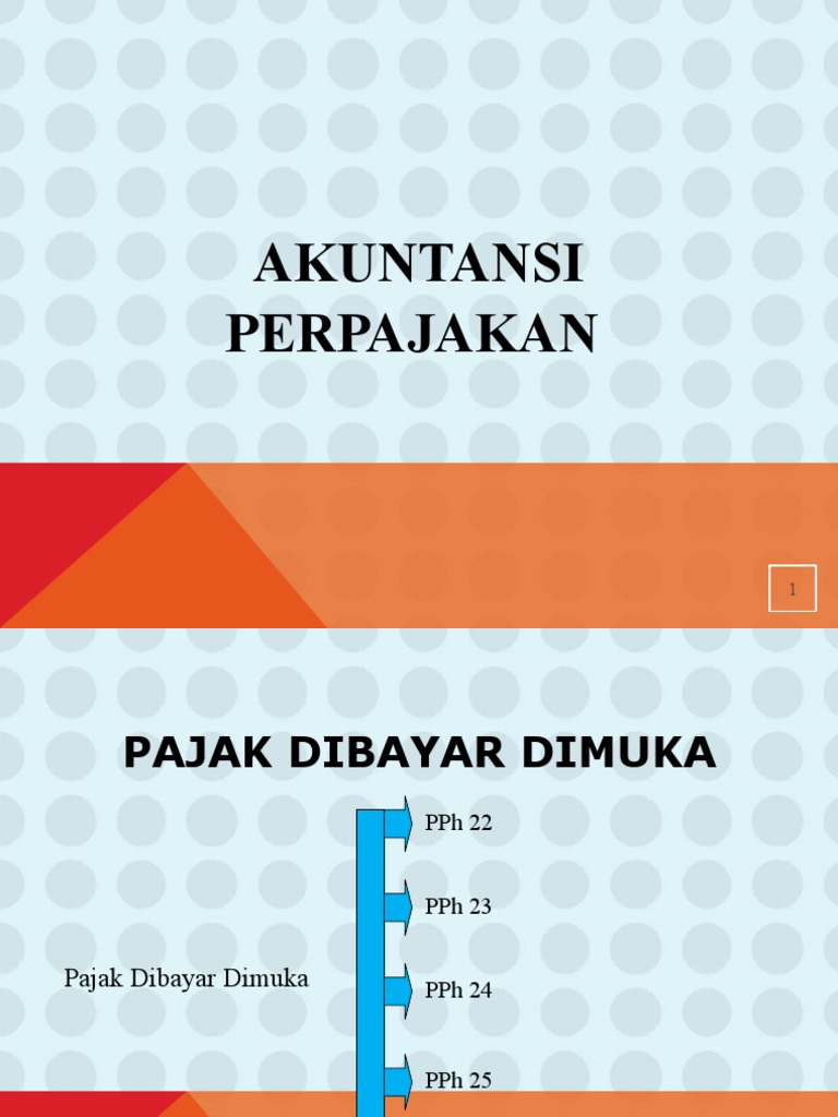 Akuntansi Perpajakan-Modul 5 - Pajak DDM Pph22 | PDF