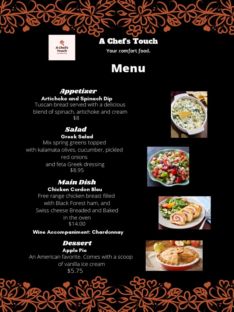 A Chef's Touch: Appetizer | PDF