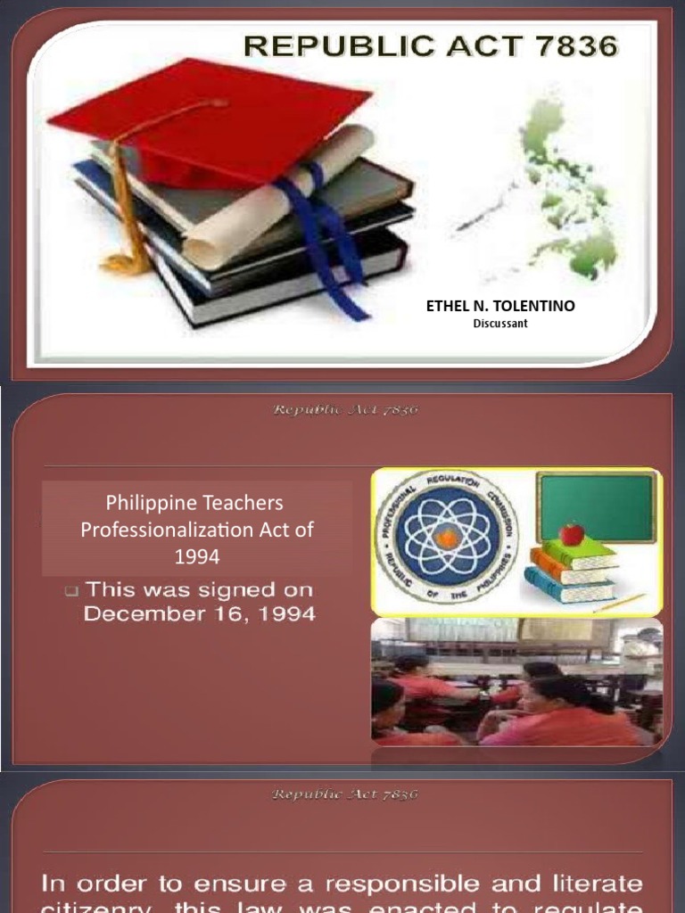 RA 7836 and 4670 (Autosaved) | PDF | Profession | Jurisdiction