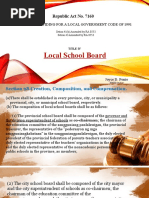 Local Govt Code of 1991 Title 4 Local School Board | PDF | Government ...