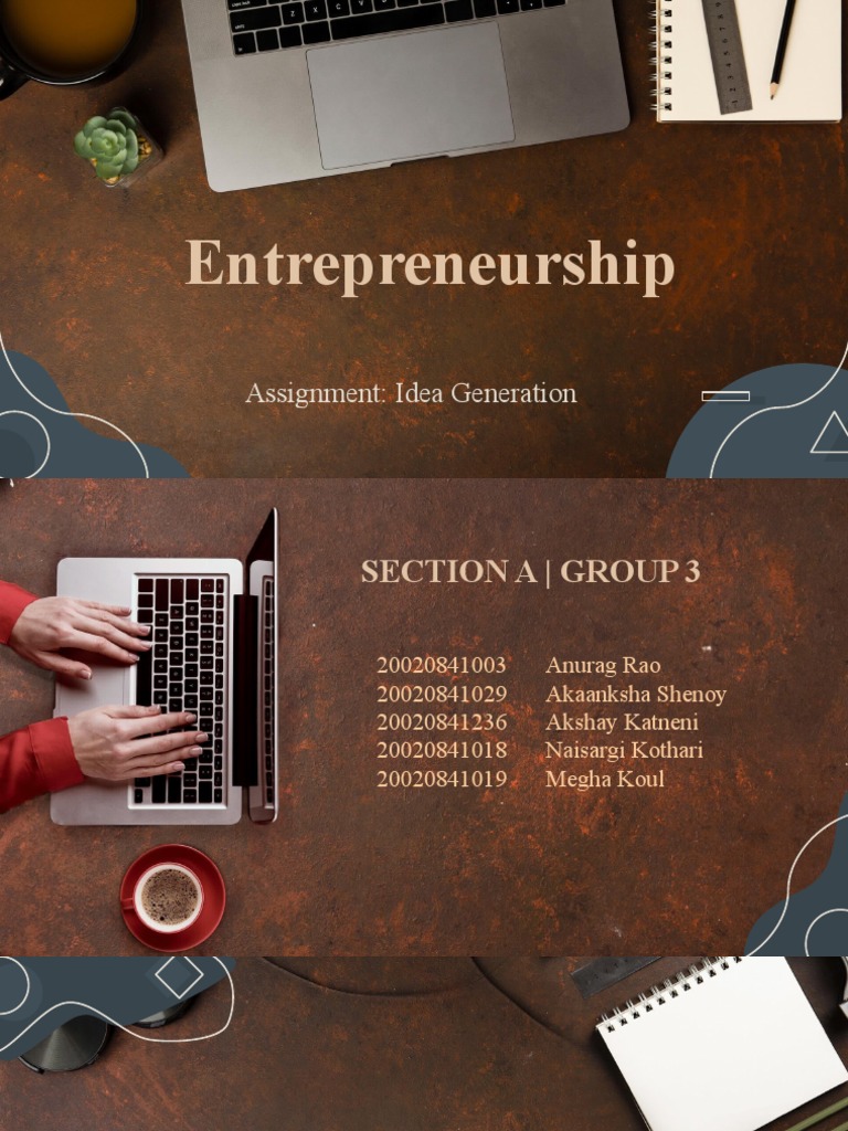 Entrepreneurship Assignment | PDF | Mobile App | Retail