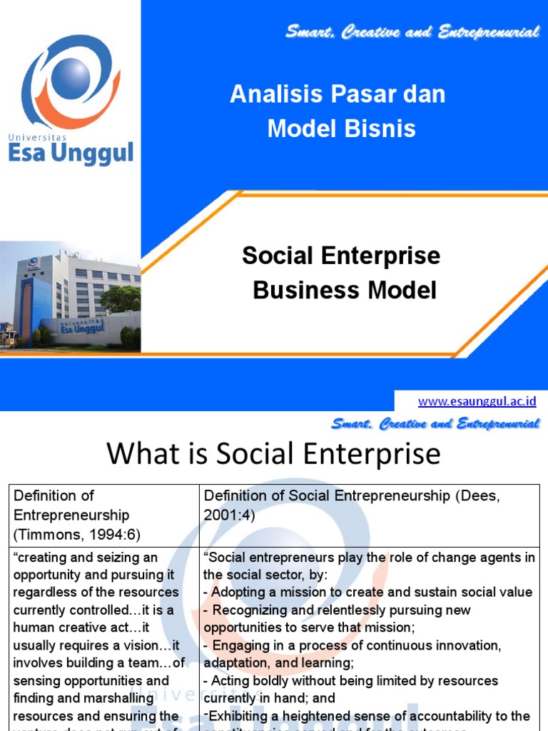 Week 10 Social Enterprise Business Model | Download Free PDF ...