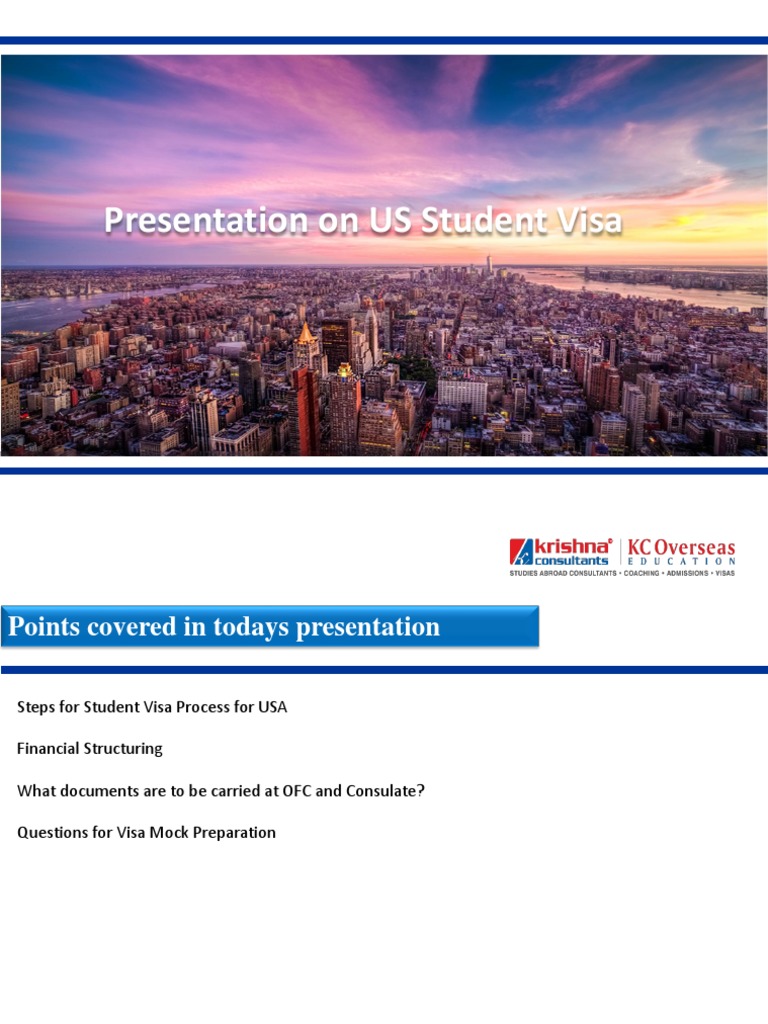 USA Visa Presentation (India) | PDF | Travel Visa