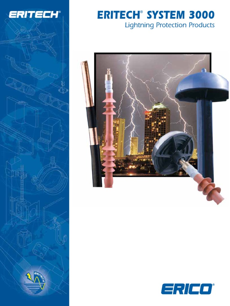 Erico System 3000 | PDF | Lightning | Insulator (Electricity)