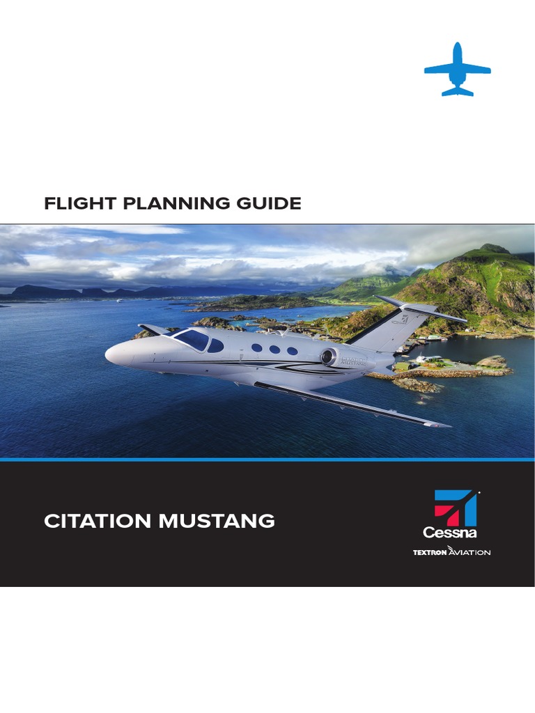 Flight Planning Guide: Citation Mustang | PDF | Takeoff | Runway
