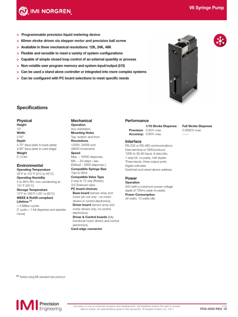 Specifications: Physical Mechanical Performance | PDF | Input/Output | Electrical Connector