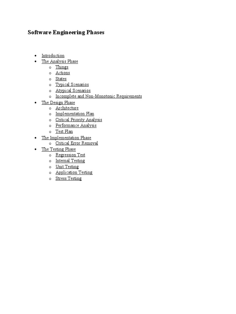 Software Engineering Phases Explained | PDF