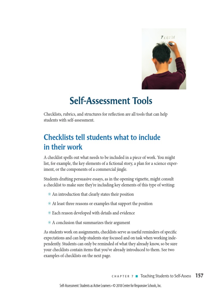 Self Assessment Handouts | PDF