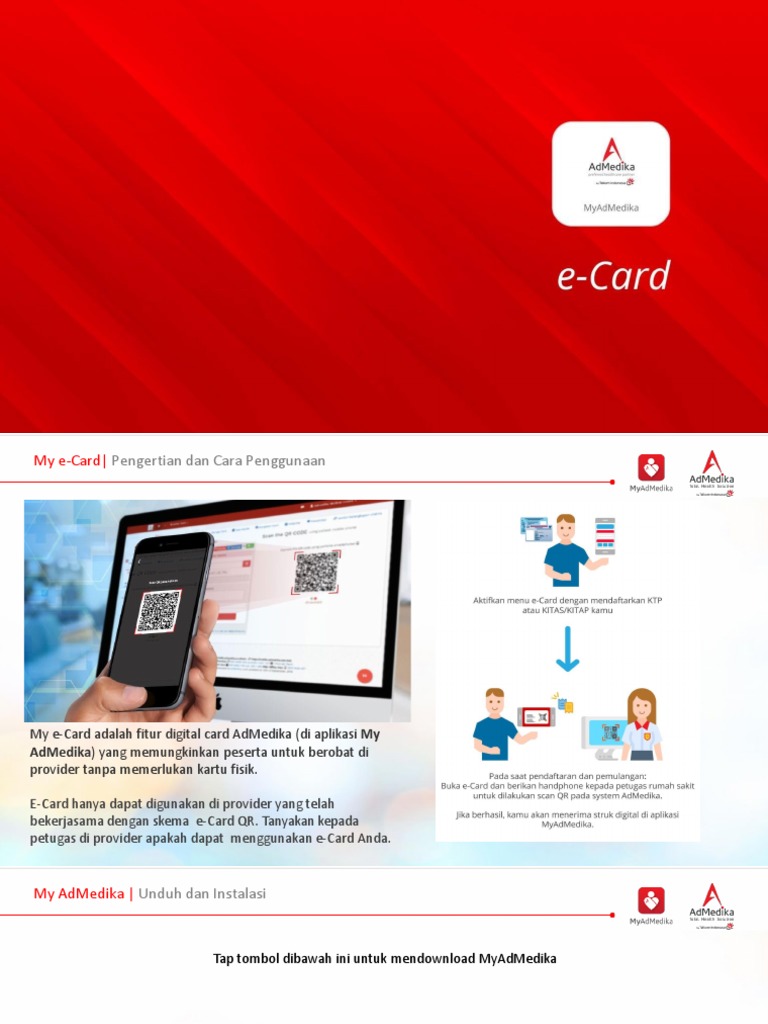 Panduan My e-Card AdMedika | PDF