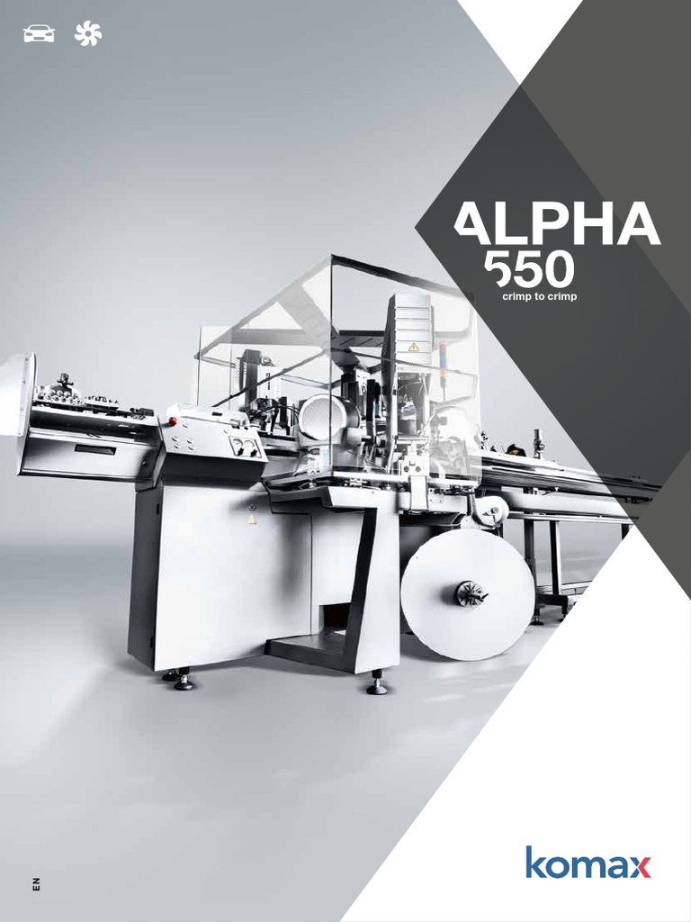 Komax Alpha 550 1 30 T Fully Automatic Wire Processing Machine | PDF ...