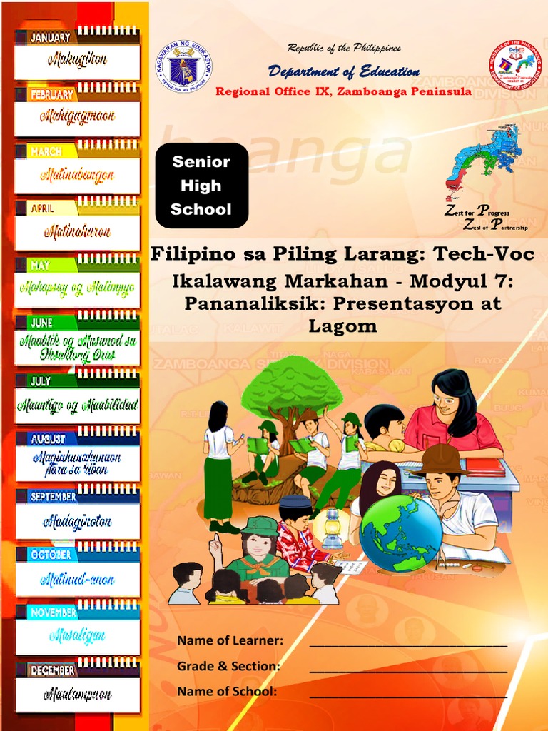 Grade 12 - Filipino - Tek-Bok - Module 7 | PDF