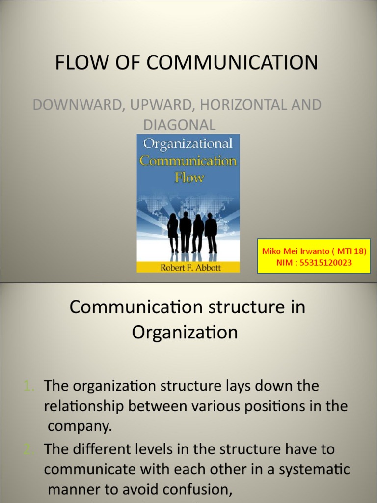 Flow of Communication: Downward, Upward, Horizontal and Diagonal | PDF ...