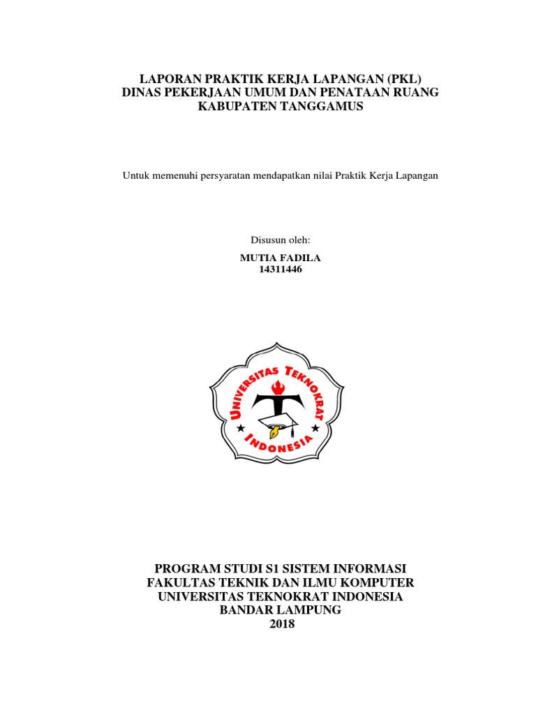 Laporan PKL Format PDF Dalam 1 File (Gabungan) | PDF