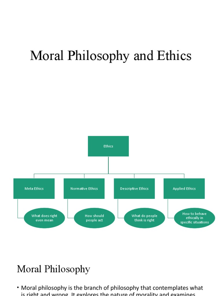 Moral Philosophy and Ethics | PDF | Morality | Reason