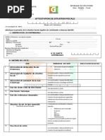 Déclaration fiscale d'existence CI | PDF | Impôts | Paiements