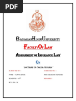 Doctrine of Proximate Cause | PDF | Proximate Cause | Insurance