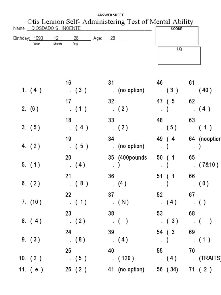 Iq & Written Test | PDF | Psychological Concepts | Pedagogy