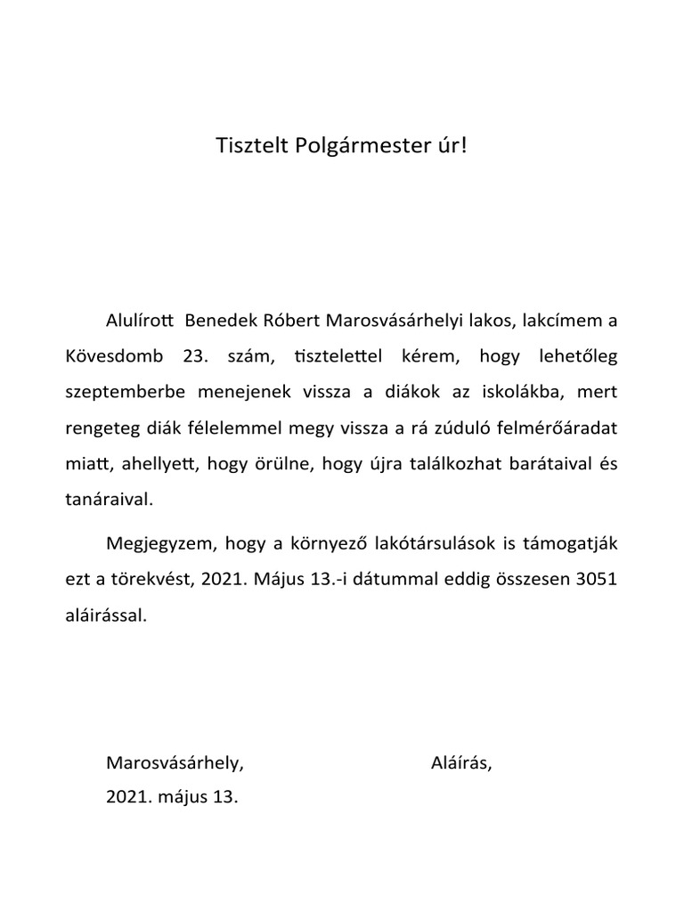 Kérés Írása | PDF