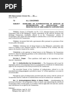 SEC MC 6 Series of 2016 - Omnibus Guidelines On Change of Address | PDF