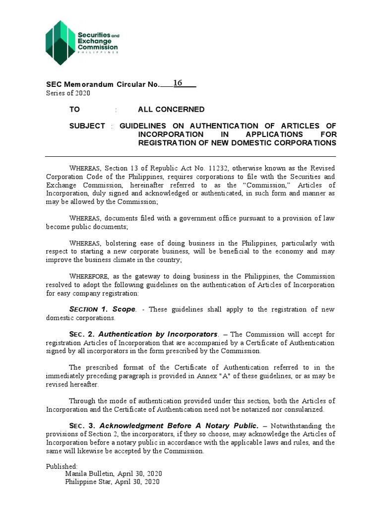 S 1. Scope. - These Guidelines Shall Apply To The Registration of New ...