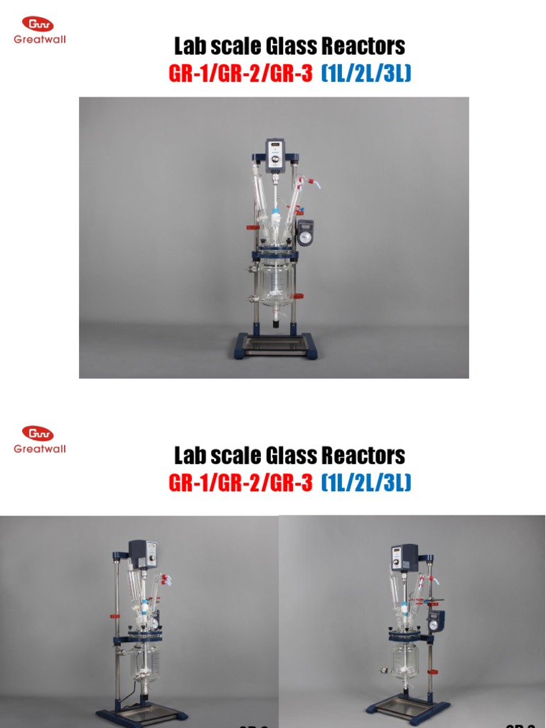 Lab Scale Glass Reactors Overview | PDF | Glasses | Vacuum