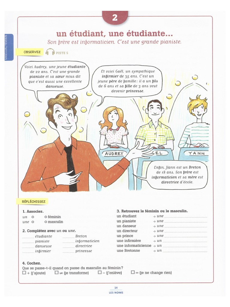Masculin et Féminin des Noms en Français | PDF