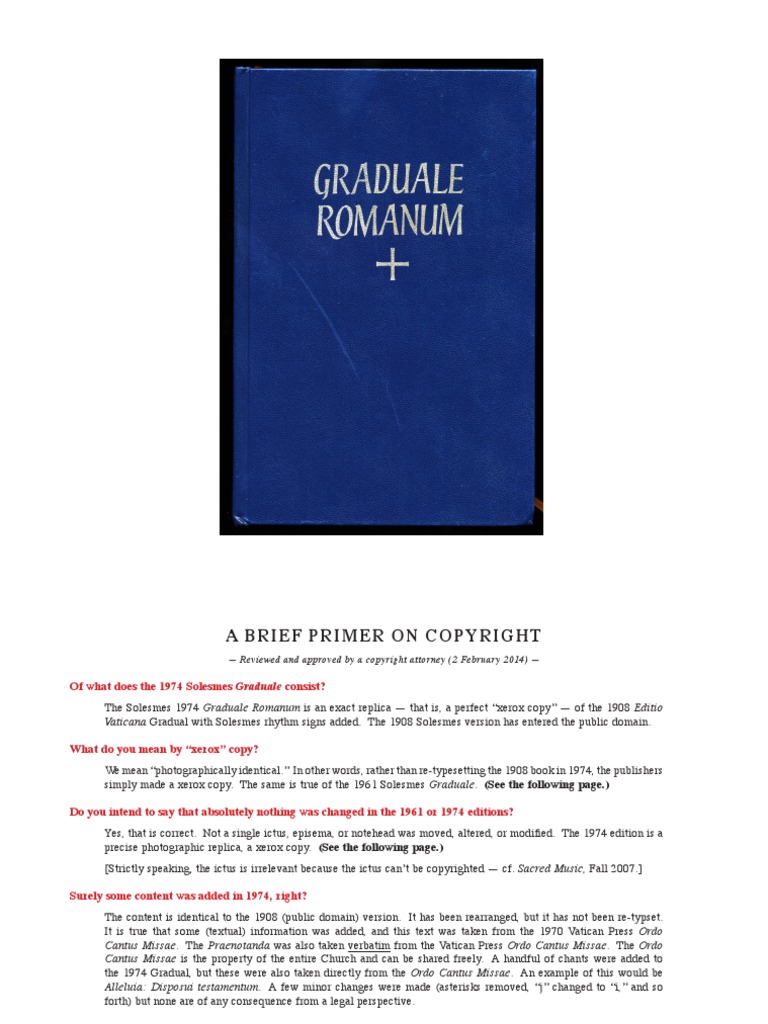 Graduale Romanum | PDF | Mass (Liturgy) | Christian Worship And Liturgy