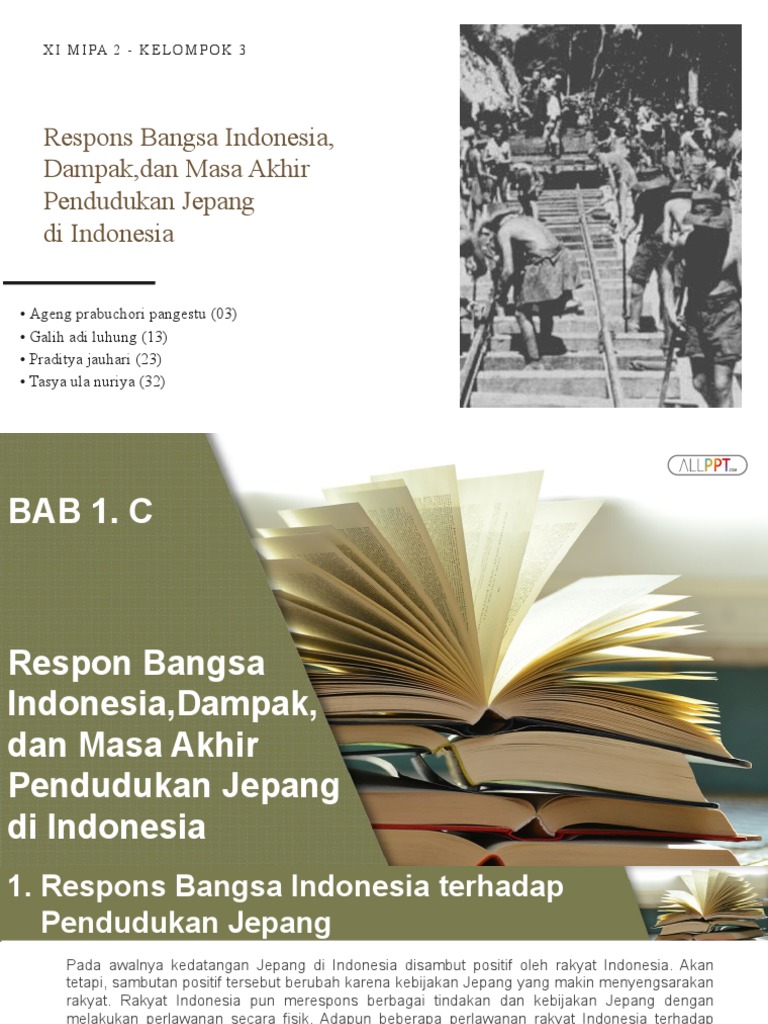 Respons dan Dampak Pendudukan Jepang | PDF