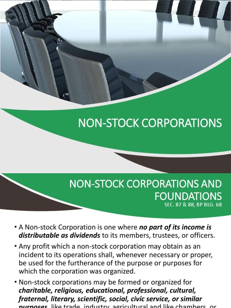 05B Non Stock Corporations | PDF | Corporations | Board Of Directors