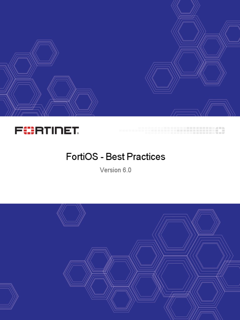 Fortios - Best Practices | PDF | Computer Network | Routing