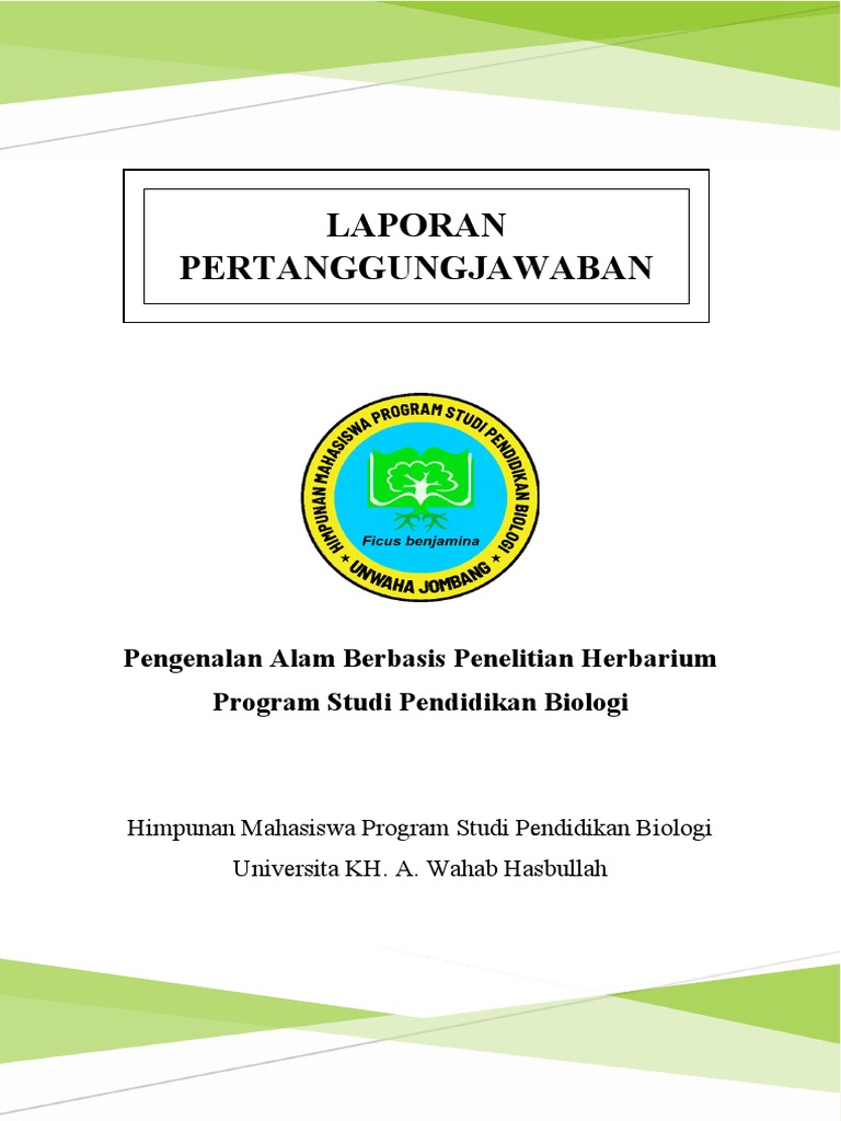 Contoh LPJ PKKMB | PDF