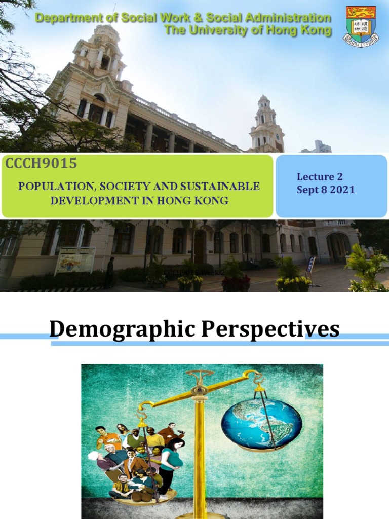 Hong Kong's Population and Development Insights | PDF | Modernization ...