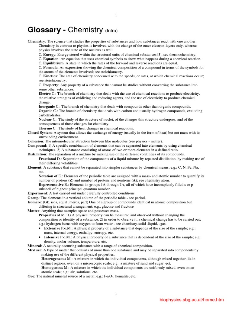 Chemistry Basics for Beginners | PDF | Chemistry | Chemistry